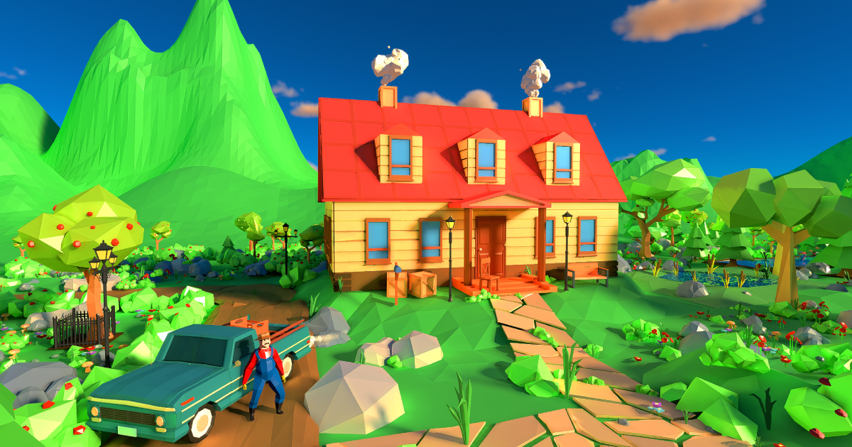 Farm_LowPoly Style | 3D Industrial | Unity Asset Store