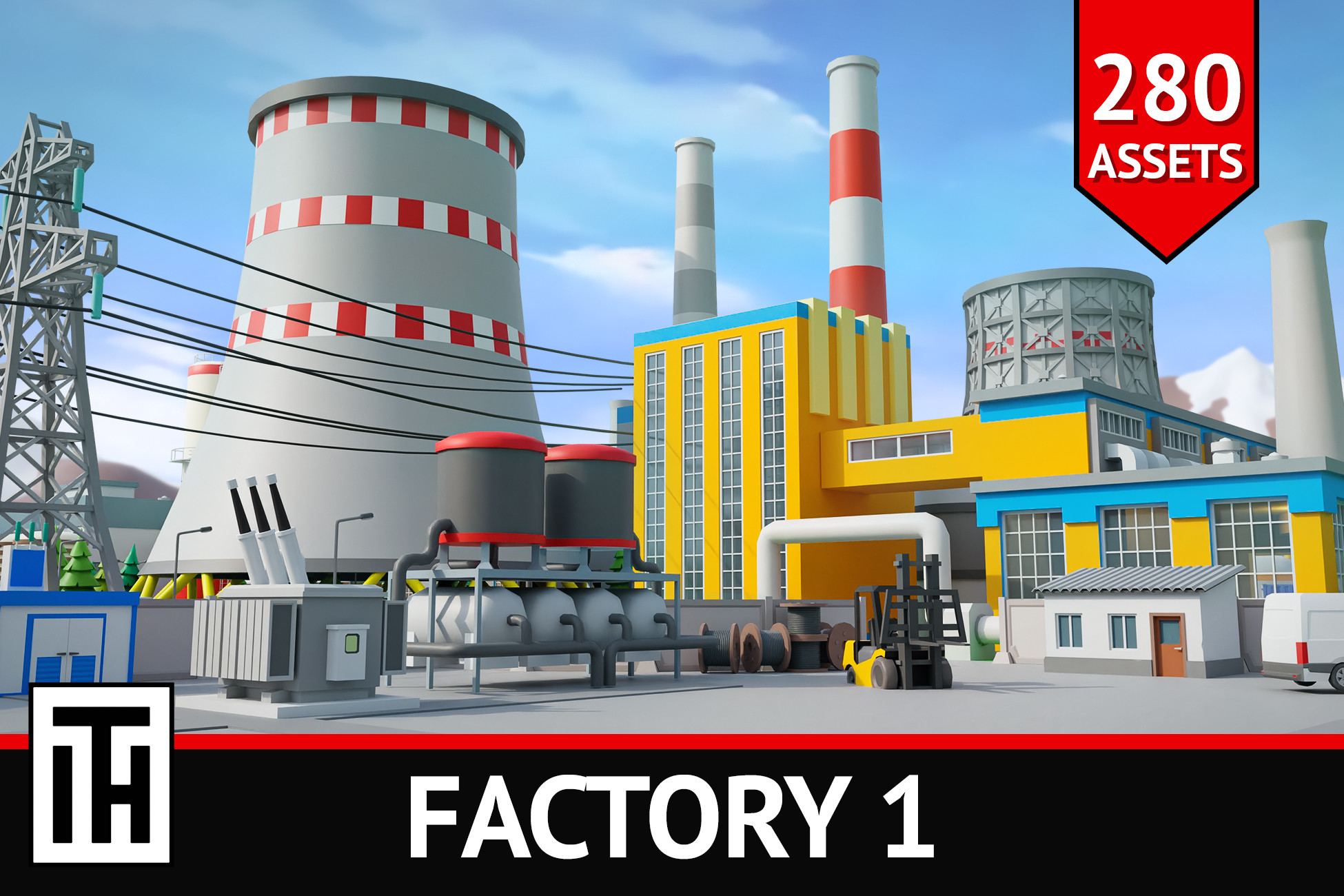 Factory 1 3d Industrial Unity Asset Store 