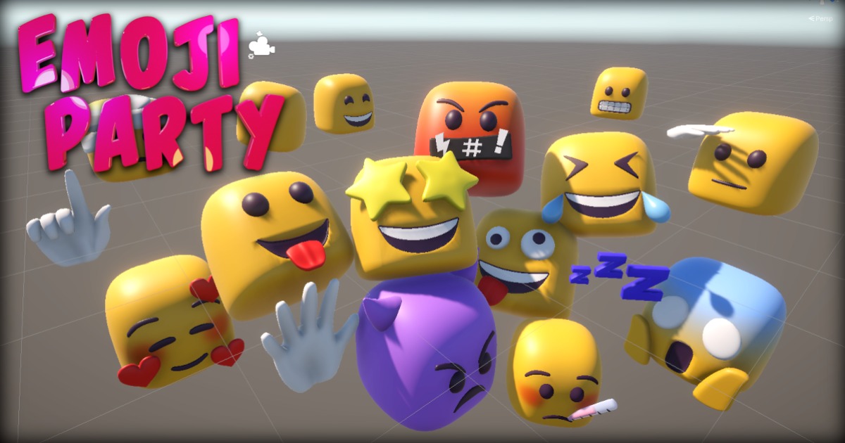 Emoji Party | 3D Characters | Unity Asset Store