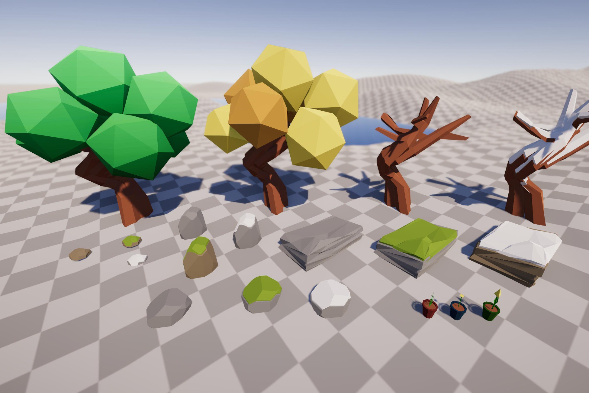 Low Poly Nature Pack (4 Seasons) | 3D Landscapes | Unity Asset Store