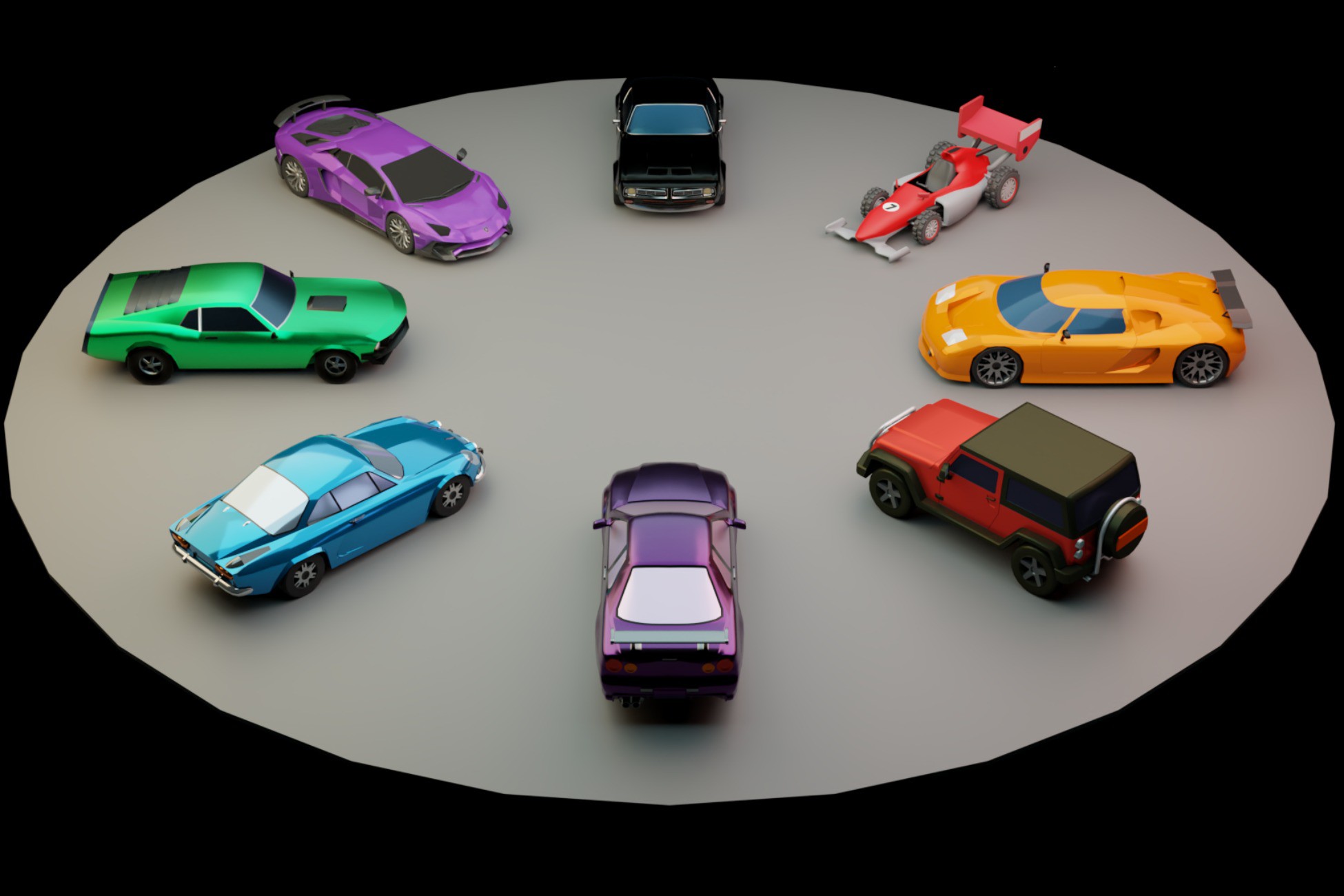 Low Poly Car Vehicle Pack | 3D Land | Unity Asset Store