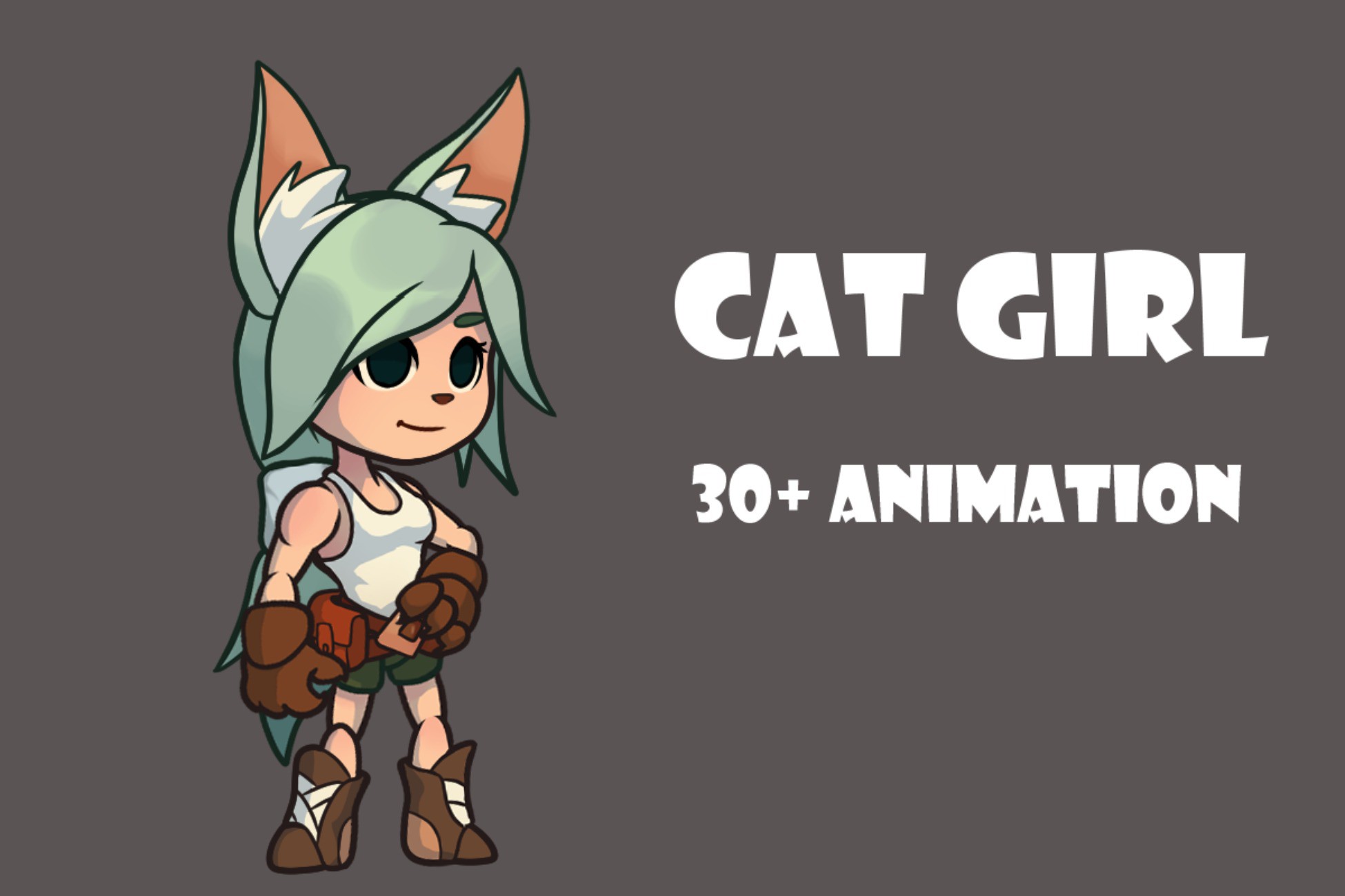 CatGirl | 2D Characters | Unity Asset Store