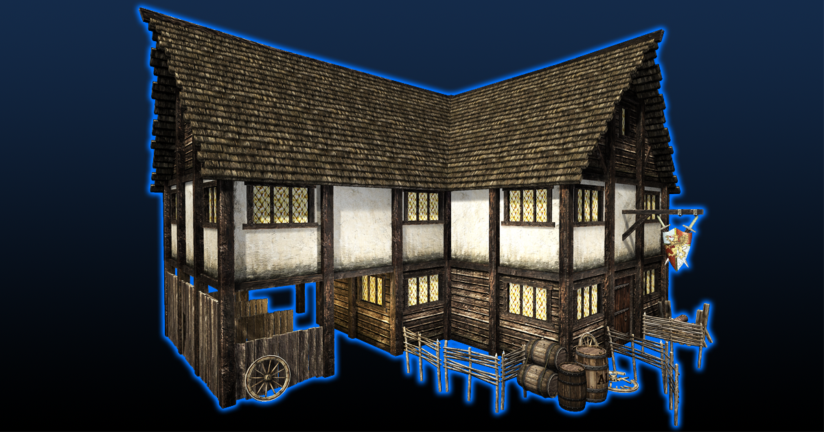 PB Sword & Shield Inn | 3D Fantasy | Unity Asset Store