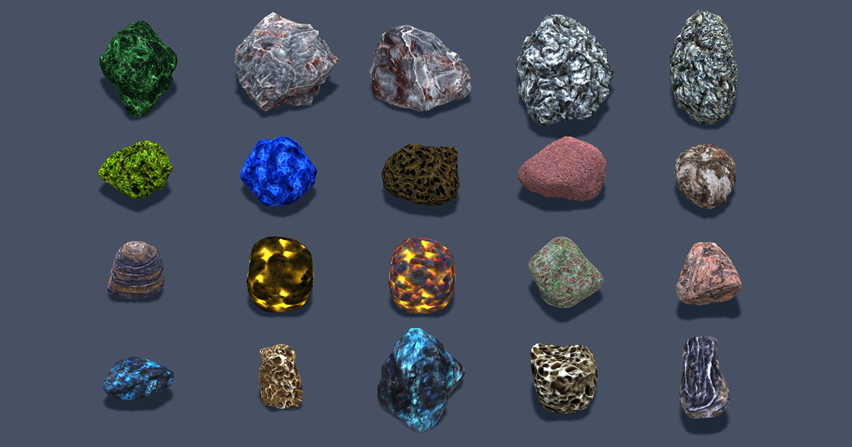 Rocks & Minerals | 3D Landscapes | Unity Asset Store