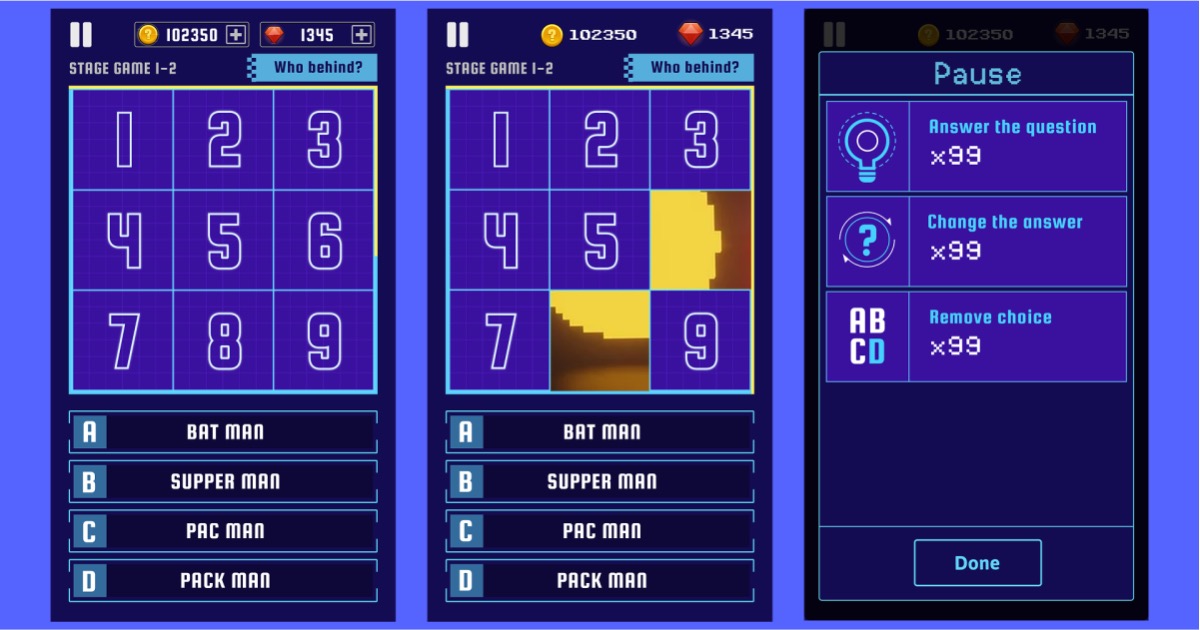 Retro Quiz Game UI Pack – Casual Style | 2D GUI | Unity Asset Store