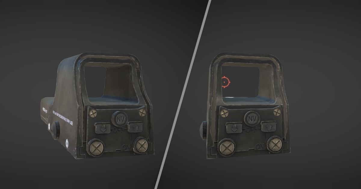 Holographic Sight | 3D Weapons | Unity Asset Store