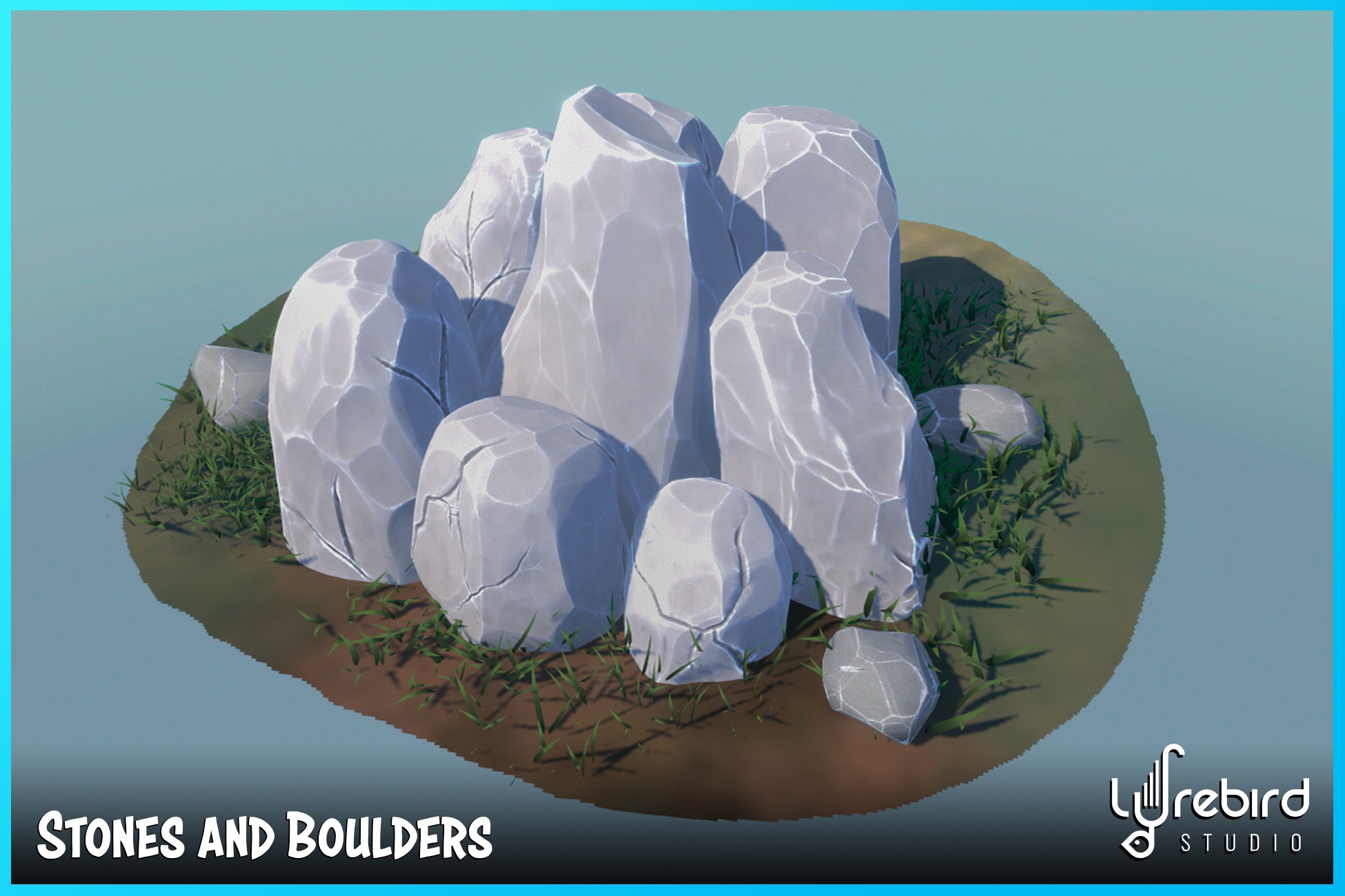 Simple Stylized Stones and Boulders | 3D Landscapes | Unity Asset Store