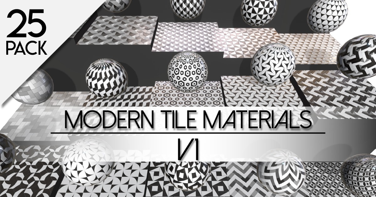 Modern Tile Materials Pack Volume 1 | 2D Textures & Materials | Unity ...