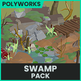 Low Poly Swamp Pack - Polyworks