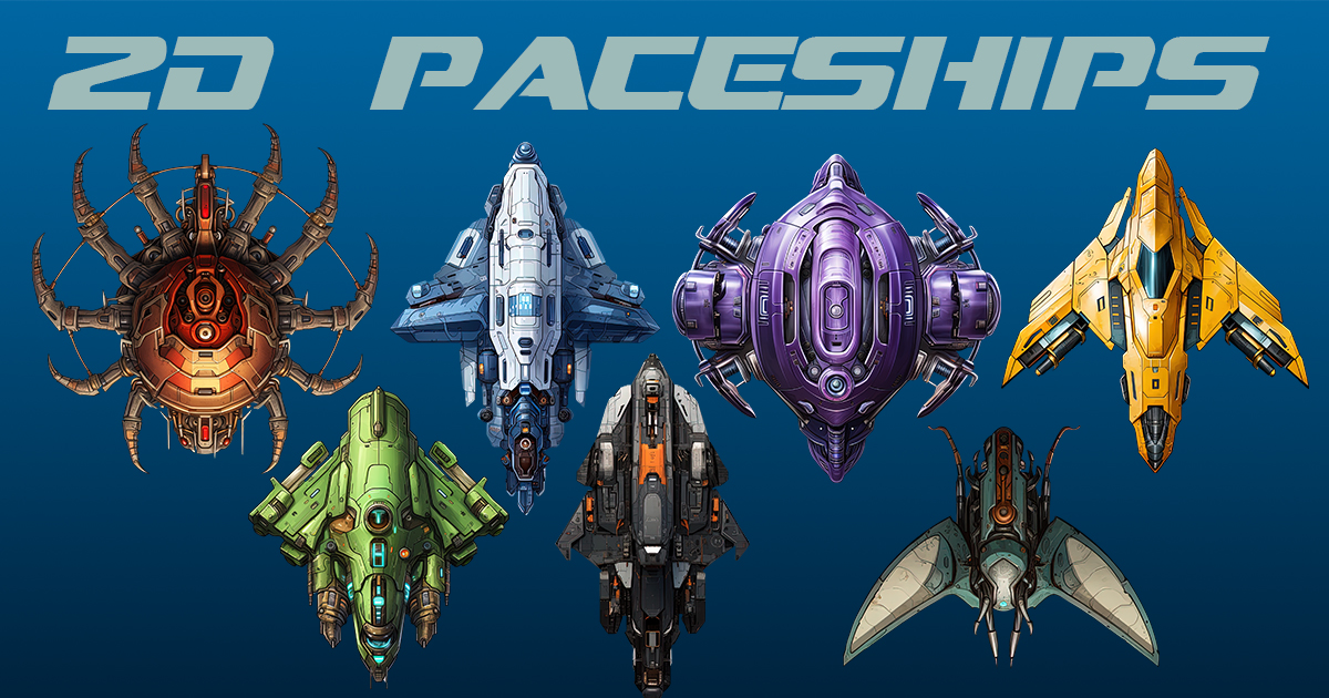 2D Spaceships | 2D Icons | Unity Asset Store
