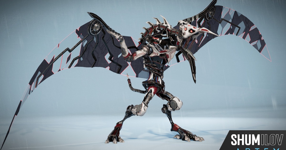 SciFi Beast03 Vulture | 3D Characters | Unity Asset Store