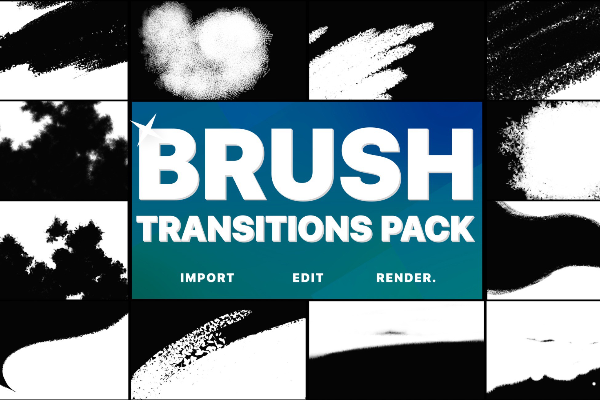 Brush Transitions (13.03) | 2D Textures & Materials | Unity Asset Store