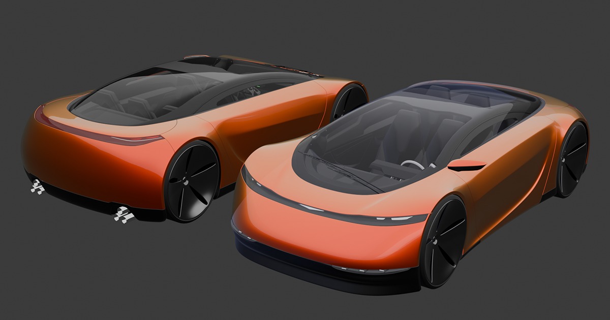 Futuristic Sedan | 3D Vehicles | Unity Asset Store