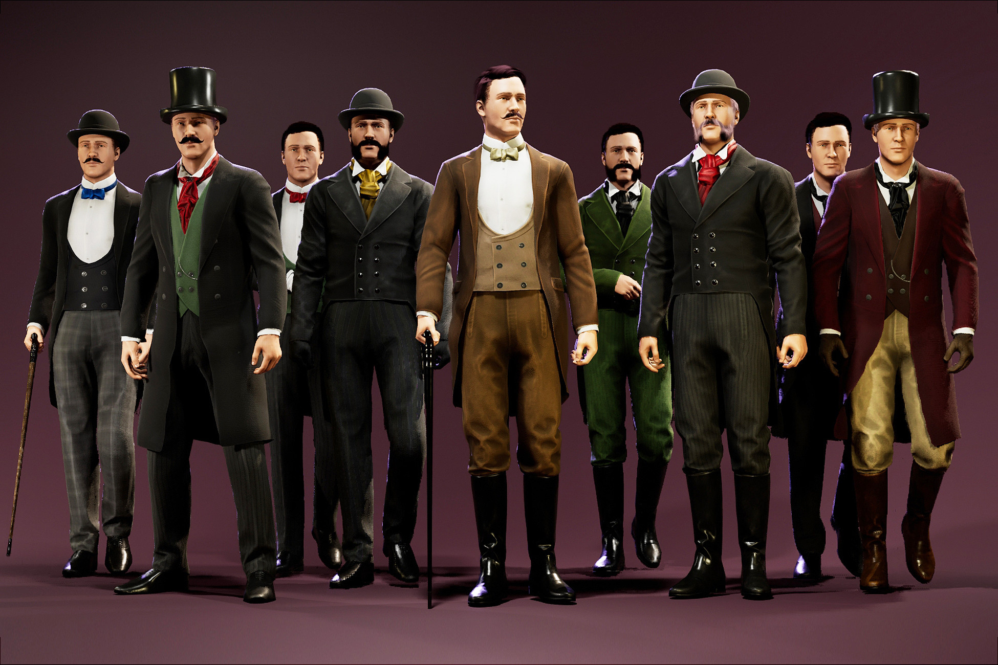 Victorian Era Modular Man | 3D Characters | Unity Asset Store