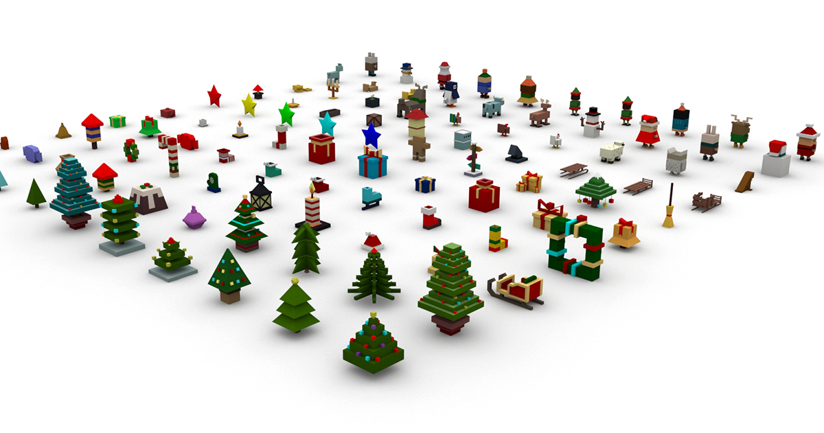 Low Poly Christmas Pack Free | 3D Props | Unity Asset Store