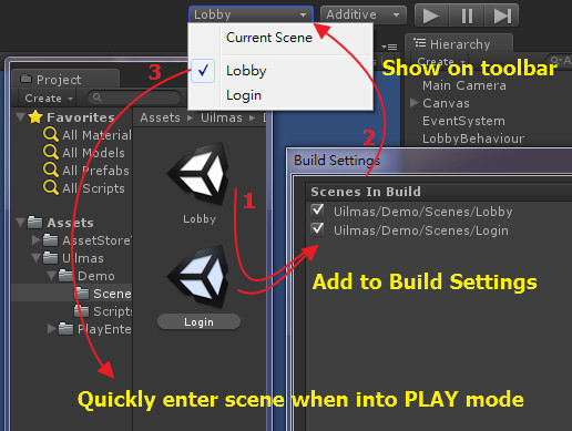 Play Enter Scene | Utilities Tools | Unity Asset Store