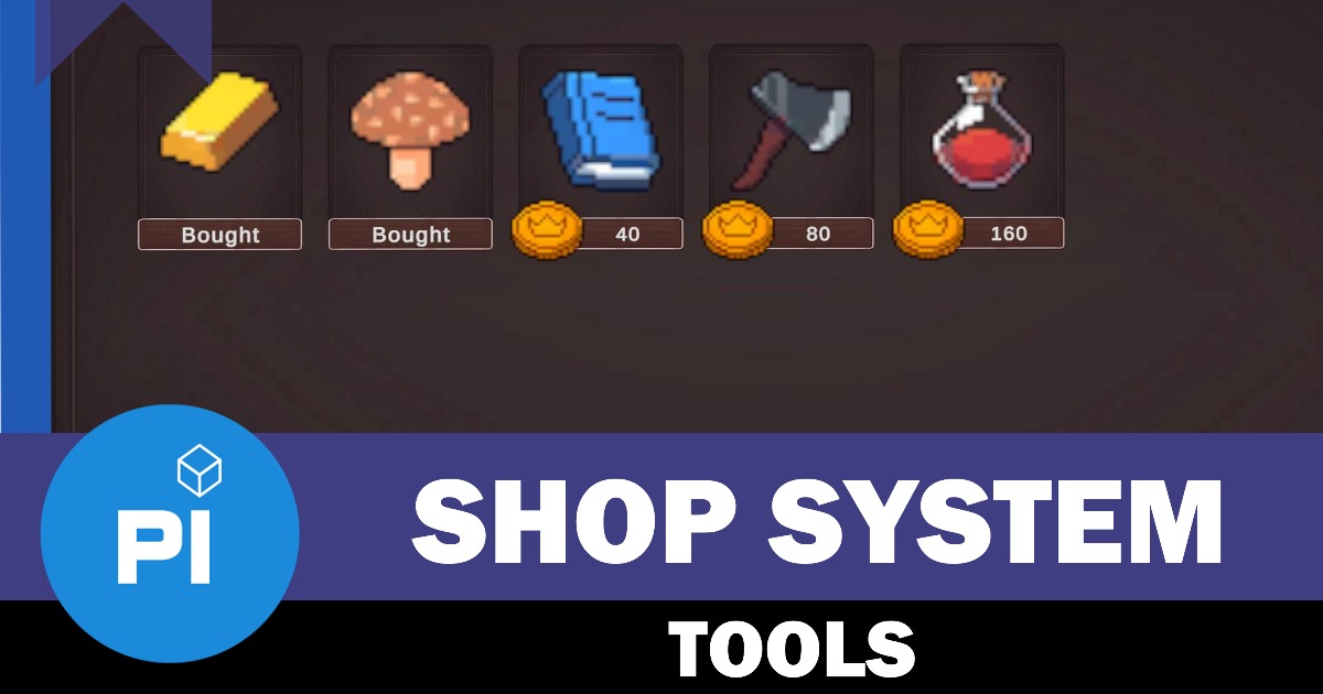 Simple Shop System - Pi | GUI 도구 | Unity Asset Store
