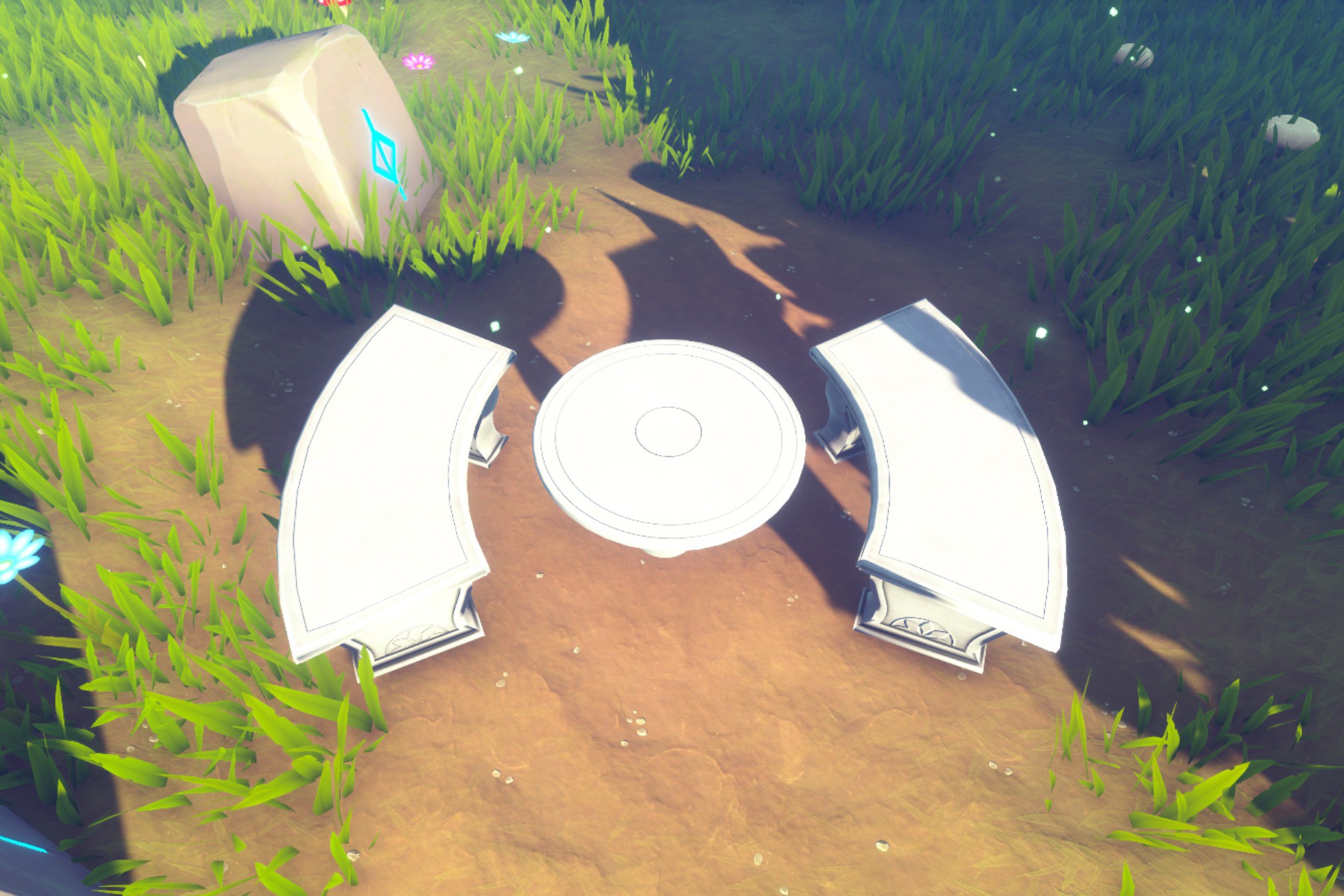 Stylized Stone Table and Benches | 3D Props | Unity Asset Store