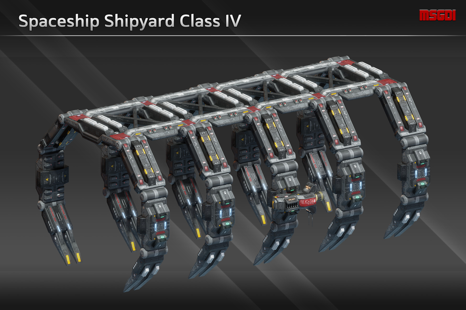 Spaceship Shipyard Class IV | 3D Space | Unity Asset Store