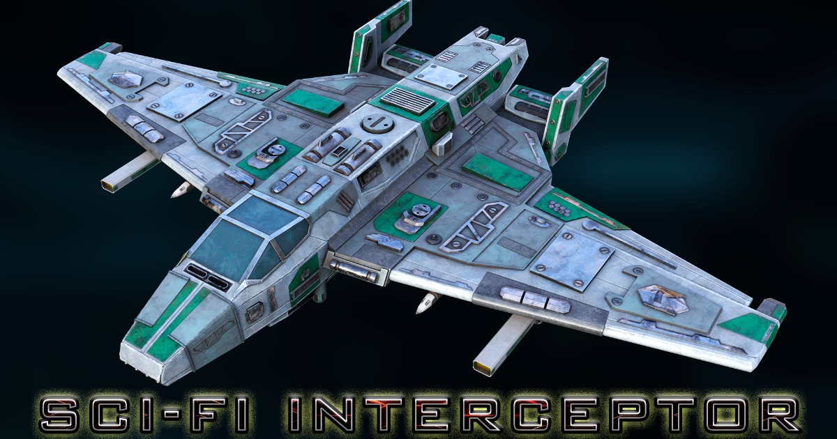 Sci-Fi Interceptor | 3D Space | Unity Asset Store