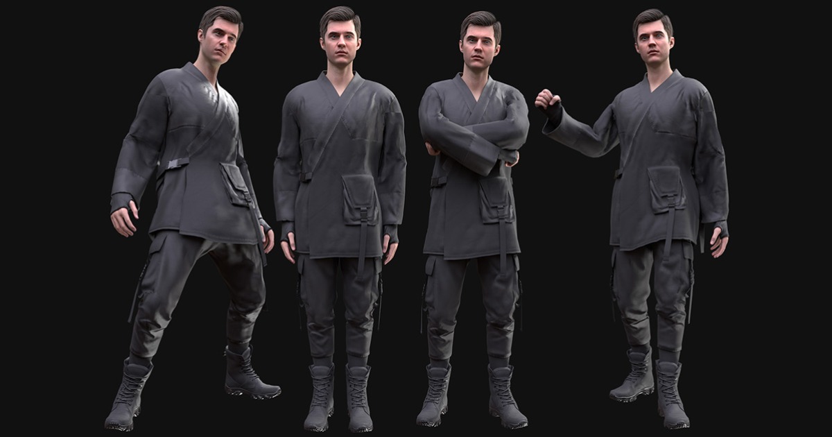 Man in Military Outfit 6 - Rigged | 3D Characters | Unity Asset Store