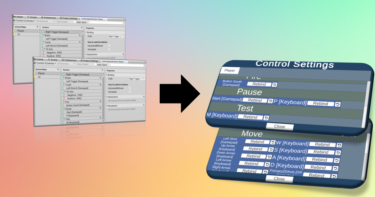 Input Rebinder | GUI Tools | Unity Asset Store
