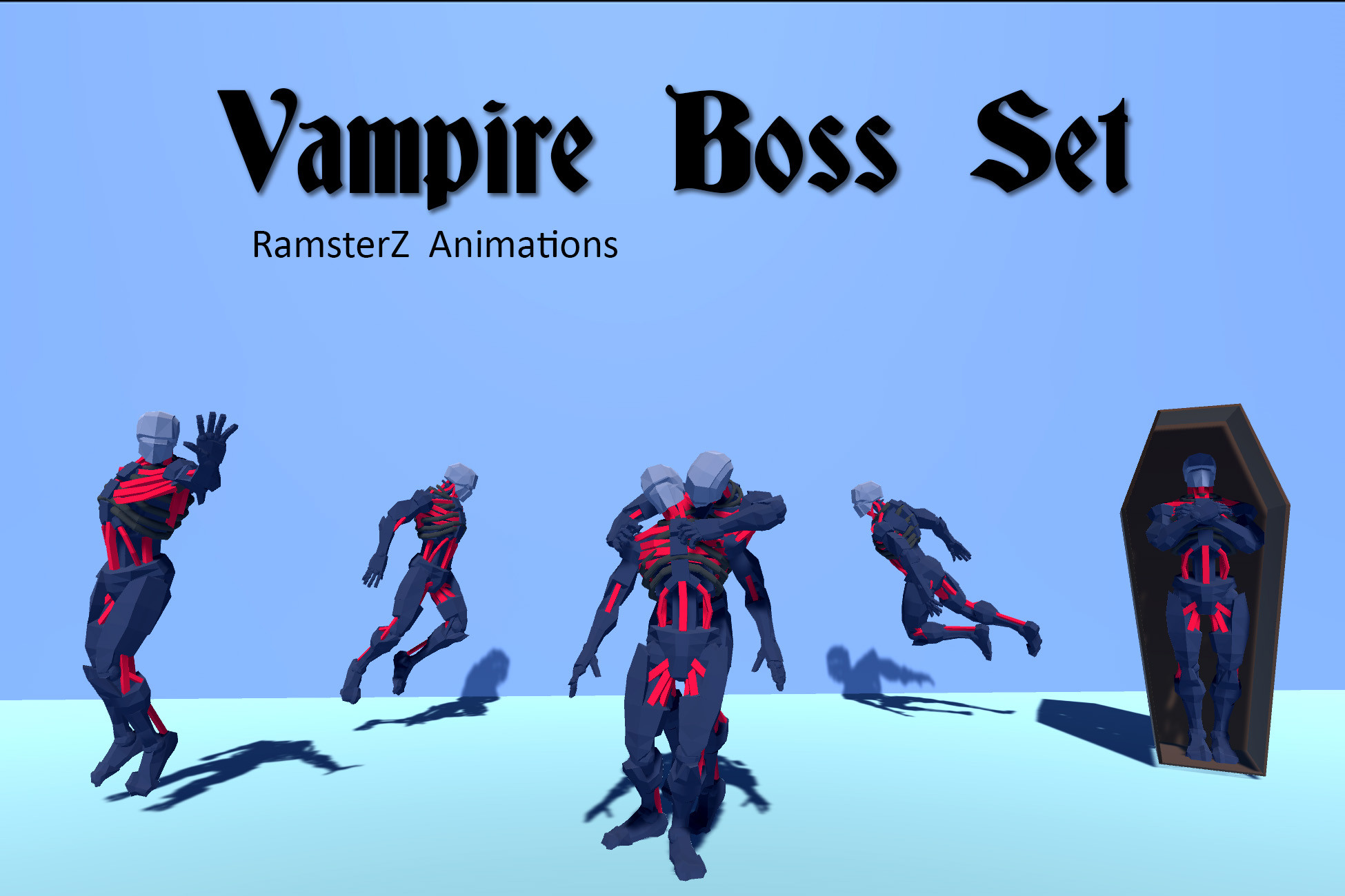 Vampire Boss Set | 3D Animations | Unity Asset Store