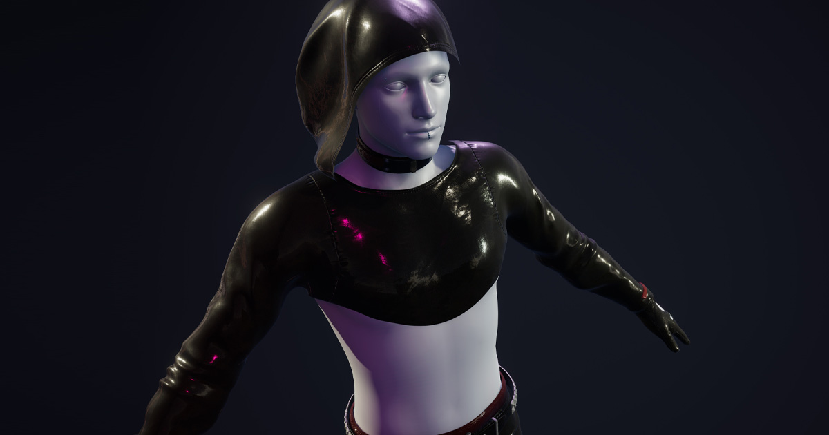 GothicX Rock Male from Tafi | 3D Clothing | Unity Asset Store