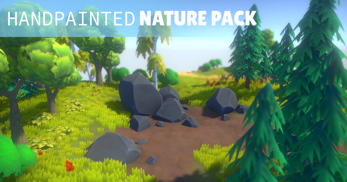 Credes Handpainted Nature Pack | 3D Vegetation | Unity Asset Store