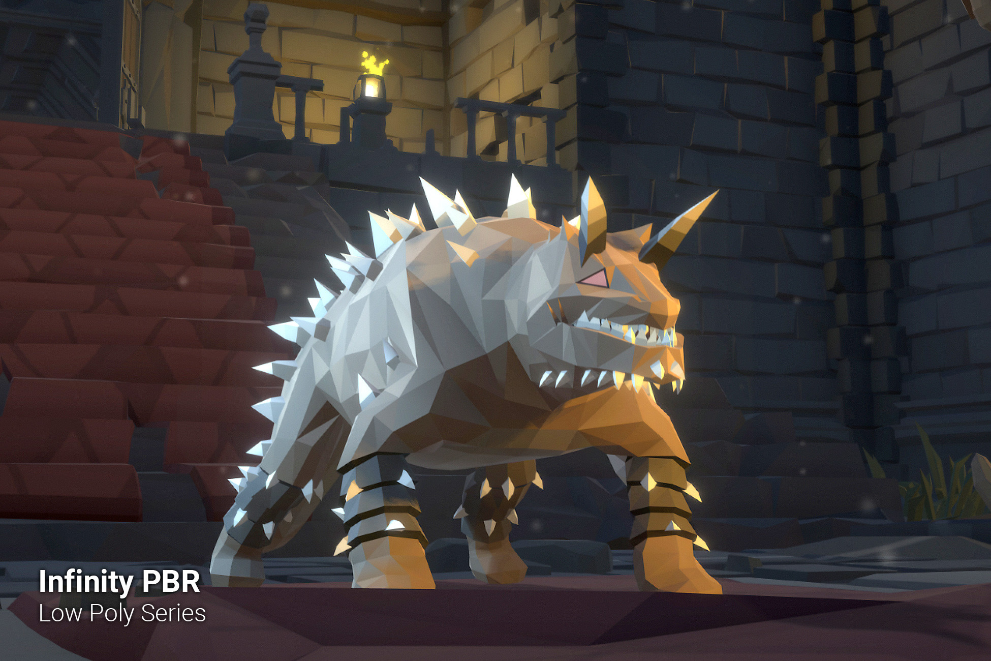 Low Poly Character - Monster Creature 2 - Fantasy RPG | 3D 생물 | Unity ...