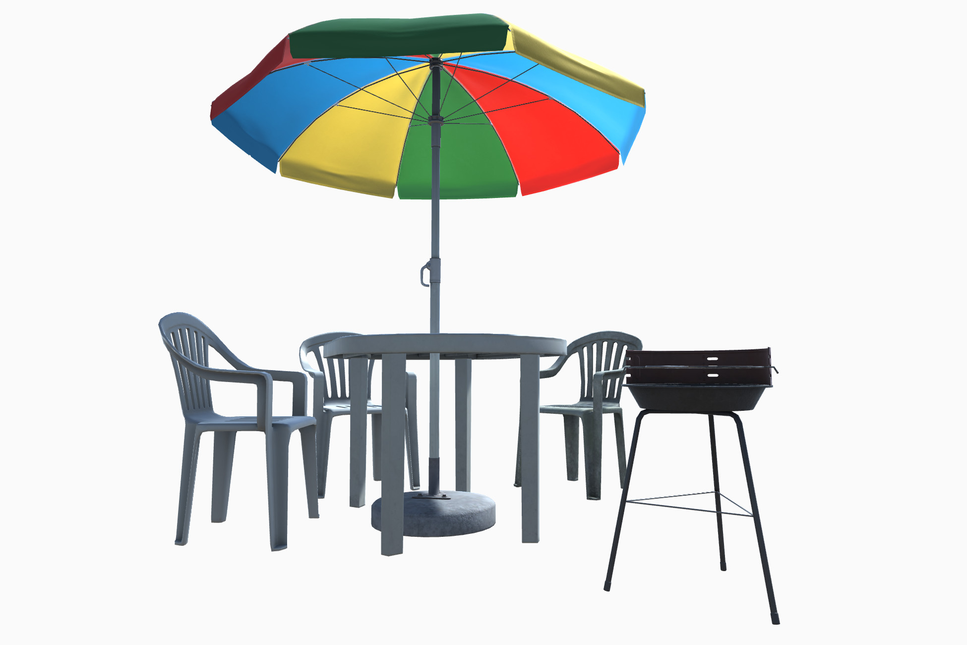 Garden Barbecue Props | 3D 외부소품 | Unity Asset Store