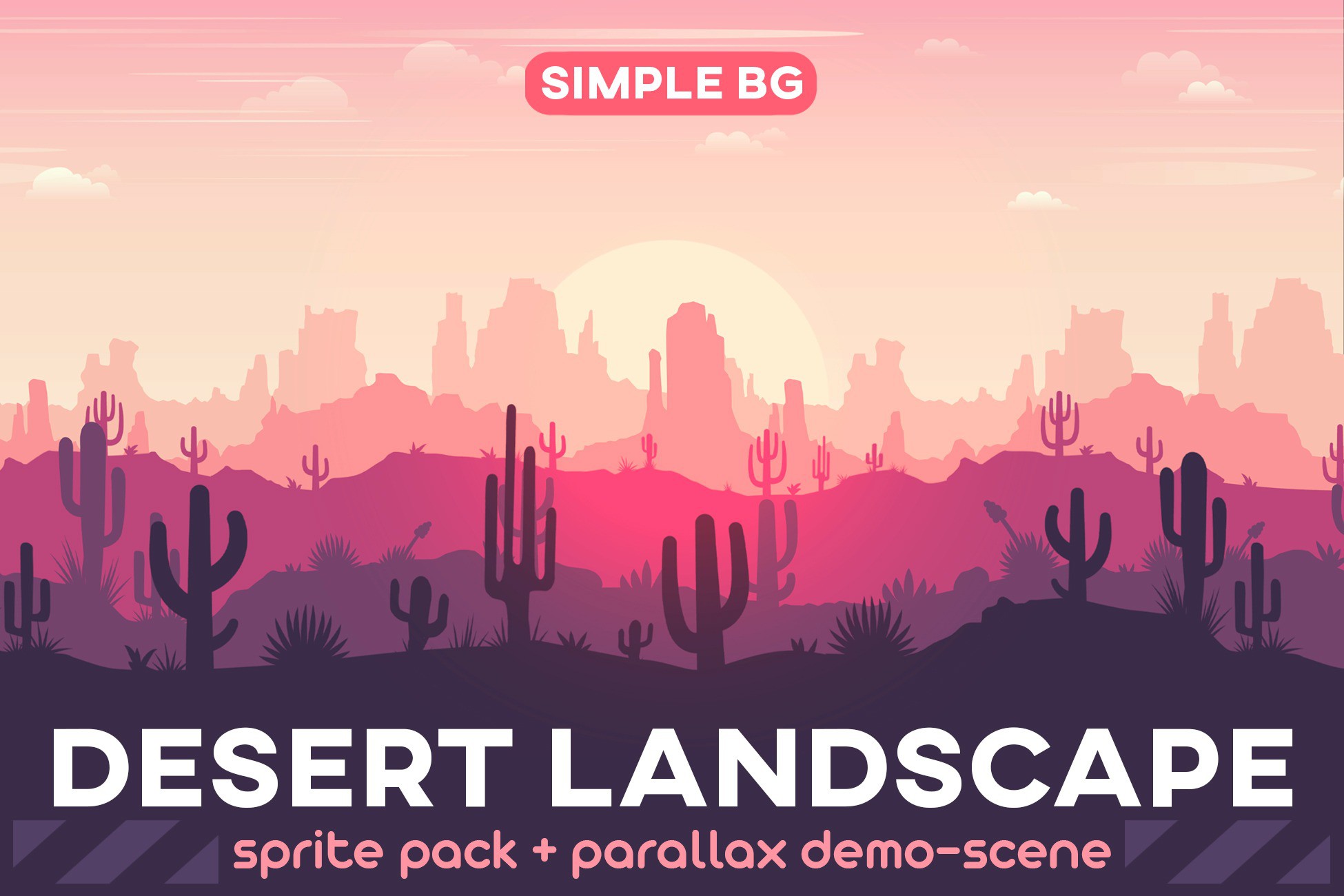 Desert Landscape | 2D Environments | Unity Asset Store
