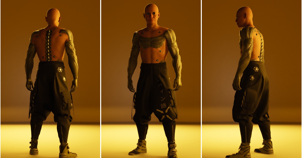 Cyber Ninja 01. Cyberpunk character | 3D Humanoids | Unity Asset Store