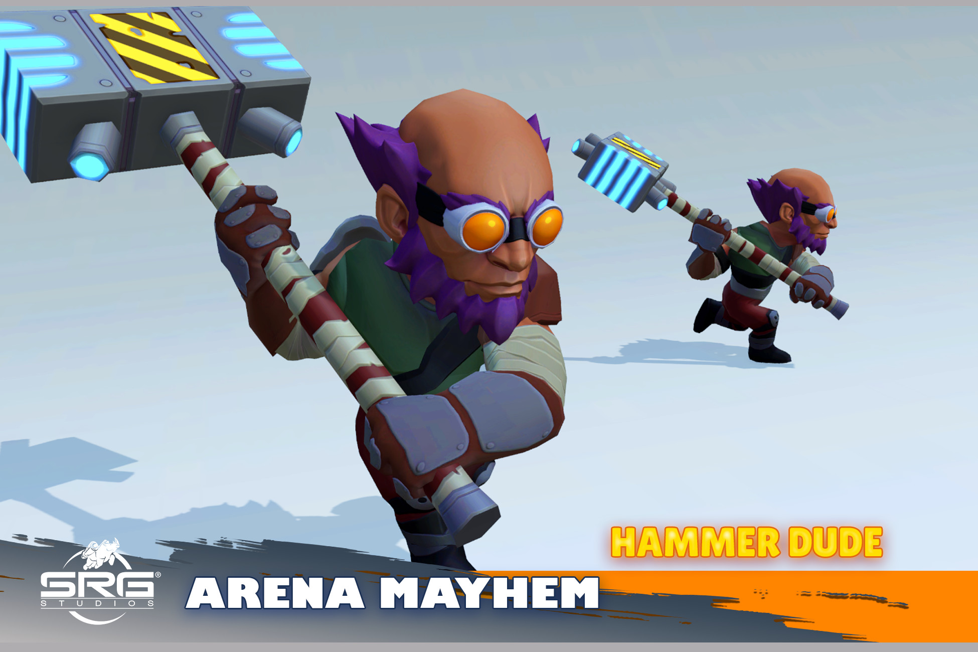 Arena Mayhem - Hammer Dude | 3D Characters | Unity Asset Store