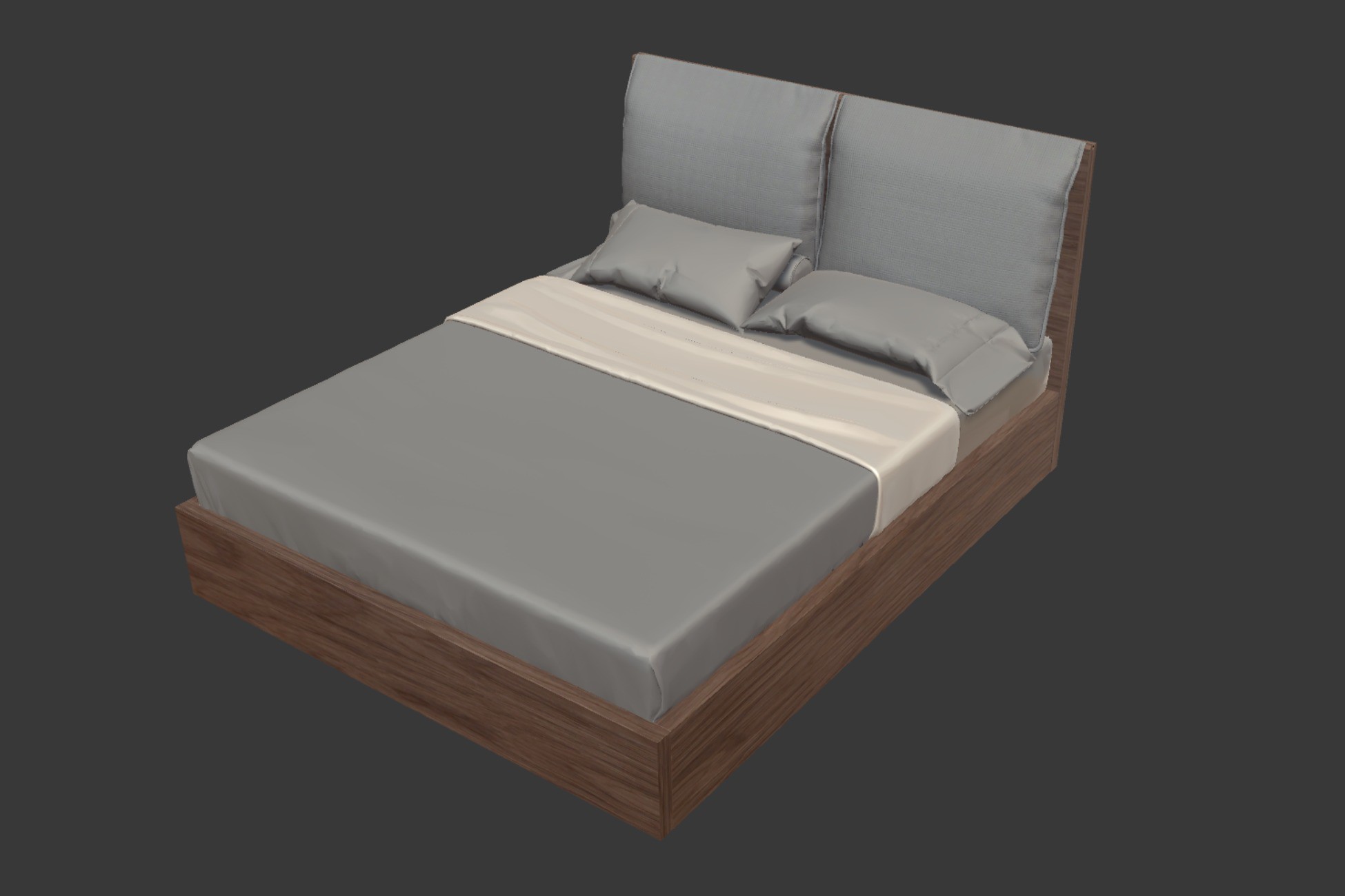 Bed PBR | 3D Clothing | Unity Asset Store