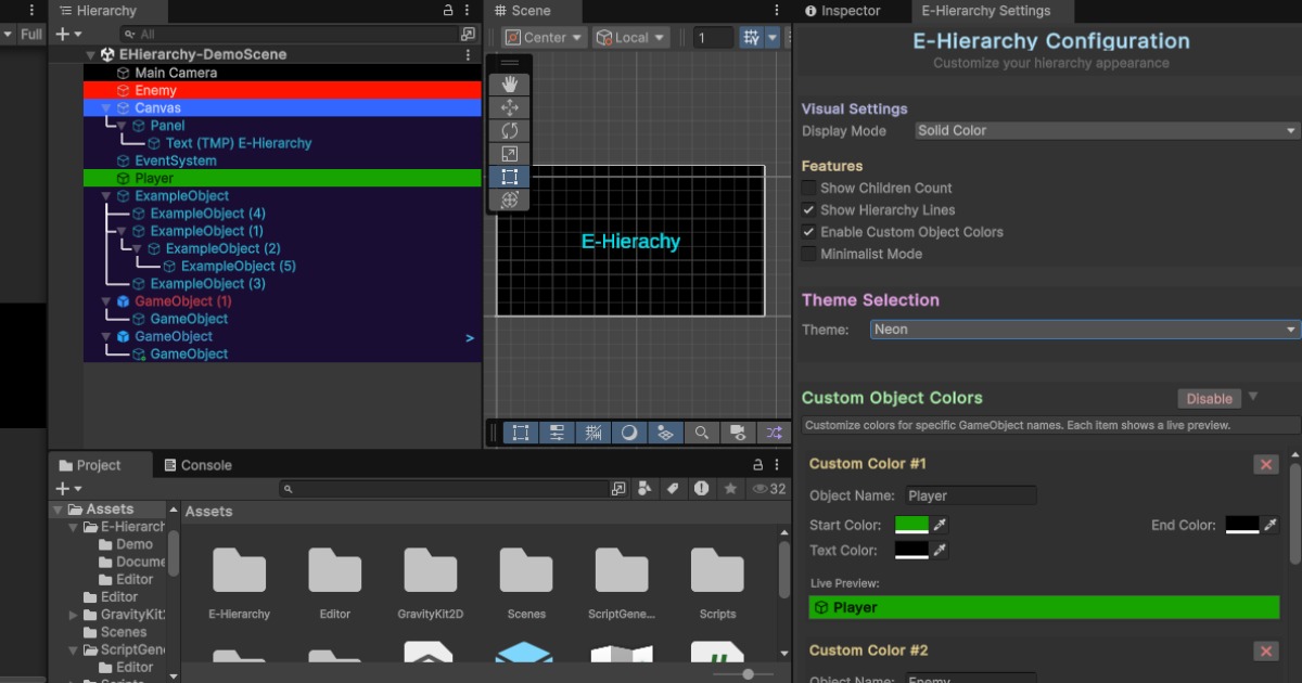 E-Hierarchy | 实用工具 工具 | Unity Asset Store