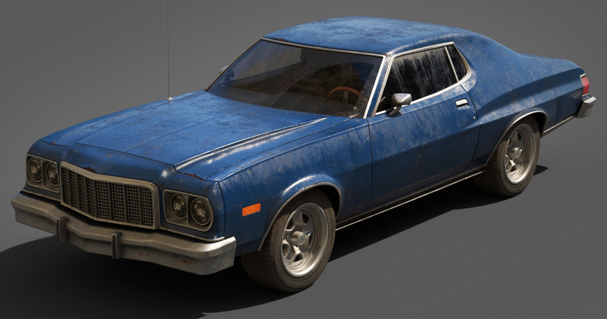 Classic Muscle Car Pack | 3D Land | Unity Asset Store