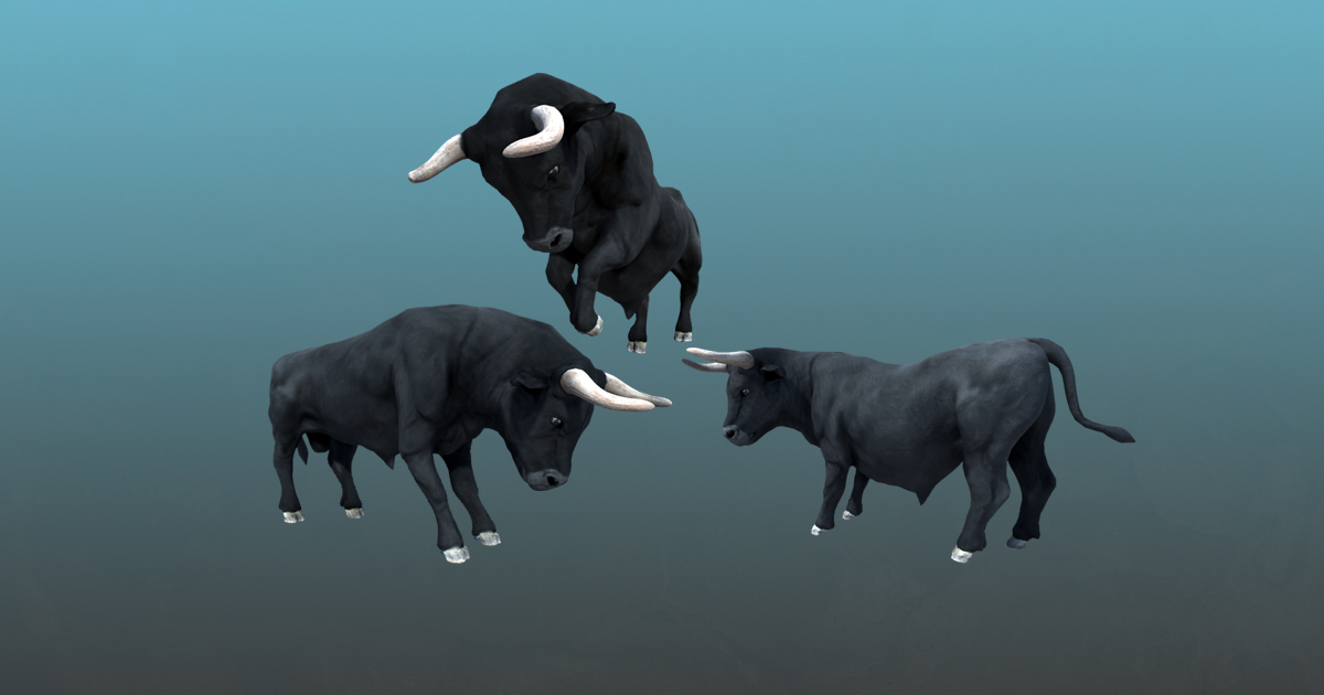 Domestic Animal - Bull (Full) | 3D | Unity Asset Store