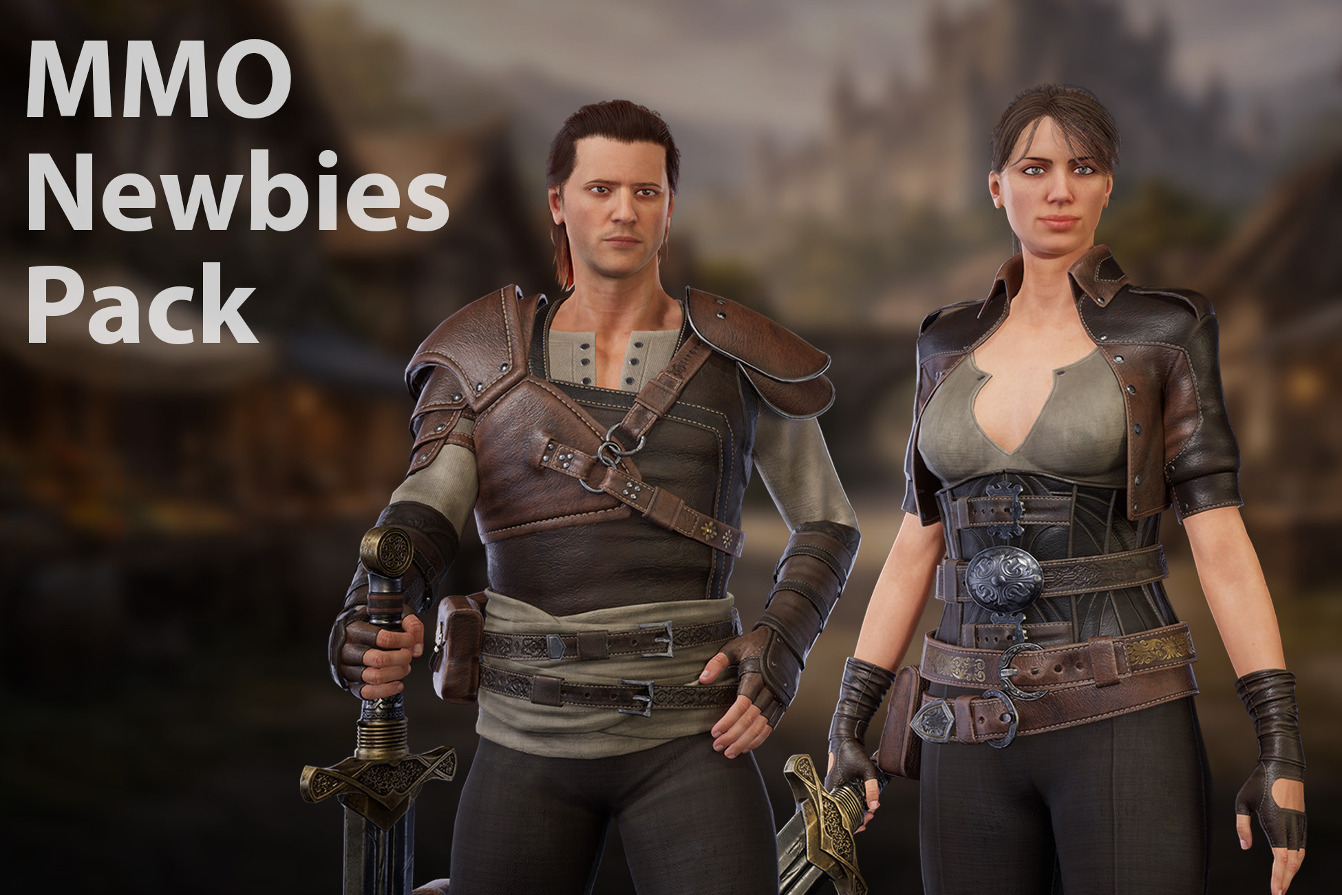 MMO Newbies Pack | 3D Characters | Unity Asset Store