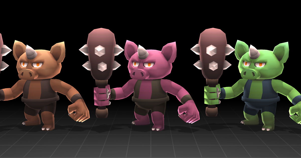 Poly HP - Boarman | 3D Creatures | Unity Asset Store