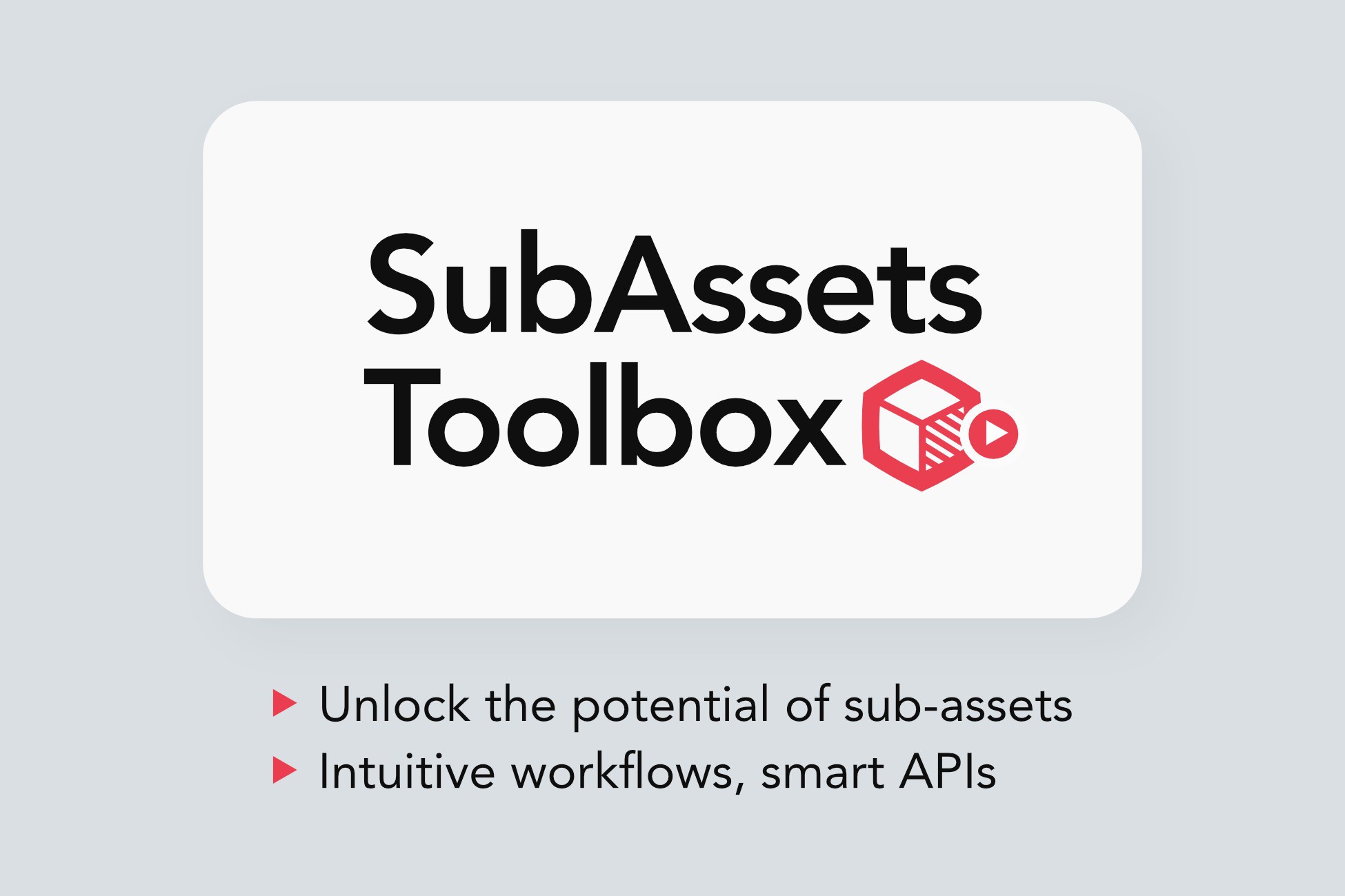Subassets Toolbox Utilities Tools Unity Asset Store