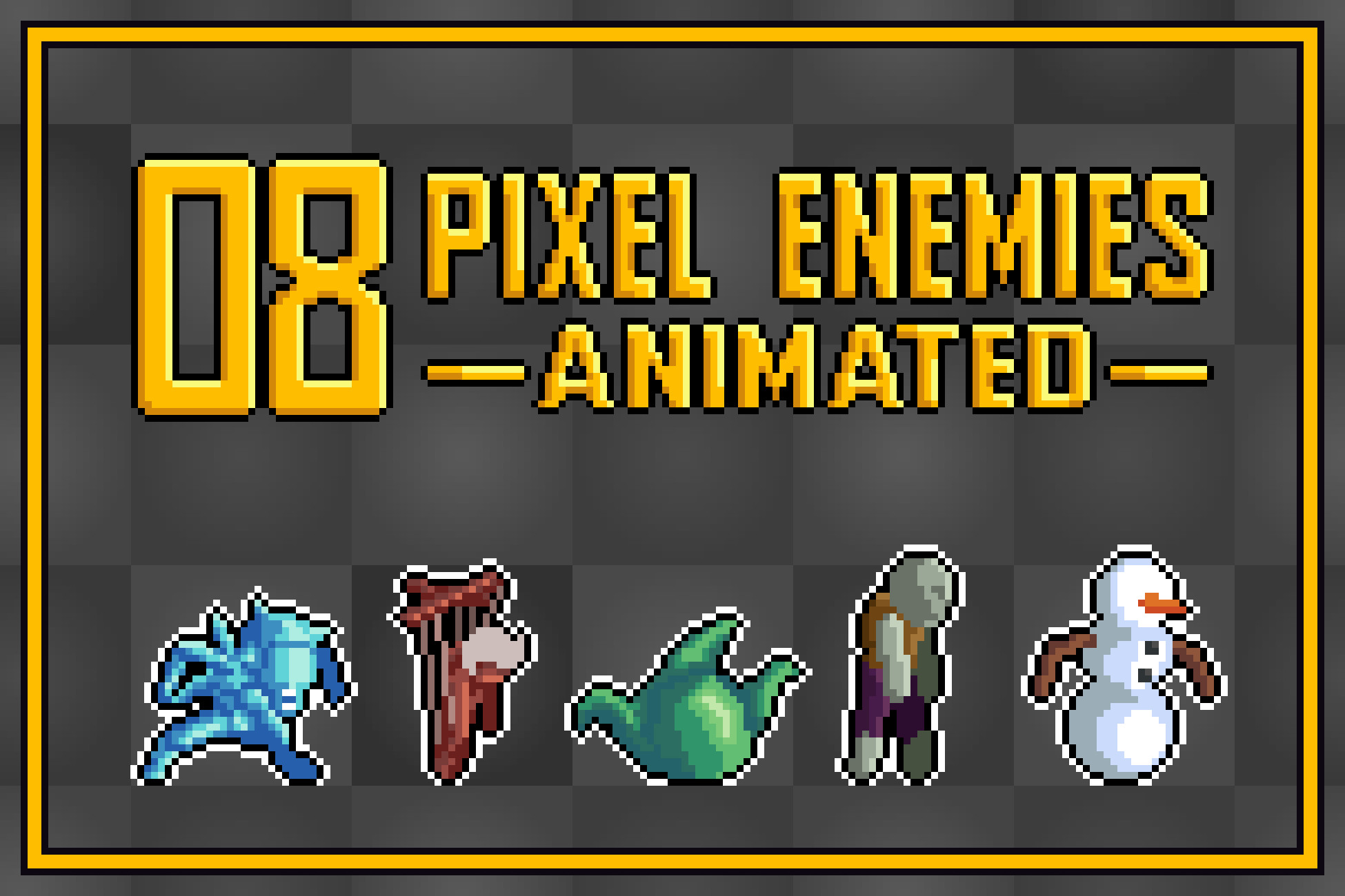 Enemy Galore 2 - Pixel Art | 2D 캐릭터 | Unity Asset Store