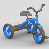 Low-Poly Bicycle # 2