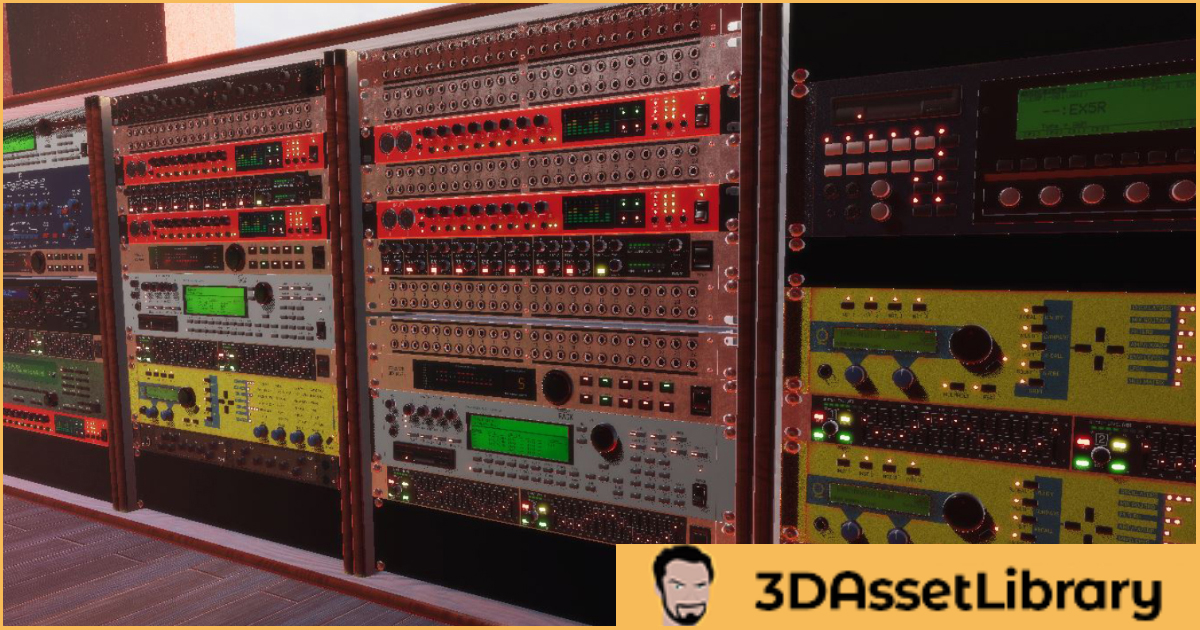 Music Modules Vol 1 | 3D Props | Unity Asset Store