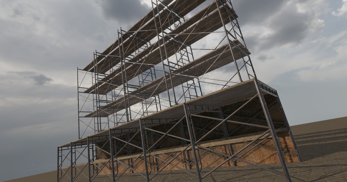 Modular Scaffold | 3D Props | Unity Asset Store
