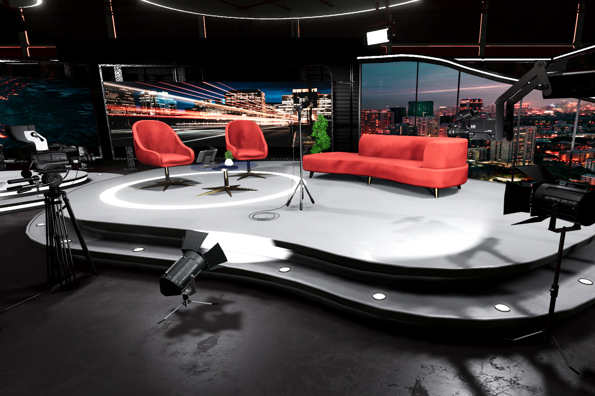 Red Studio | 3D Urban | Unity Asset Store