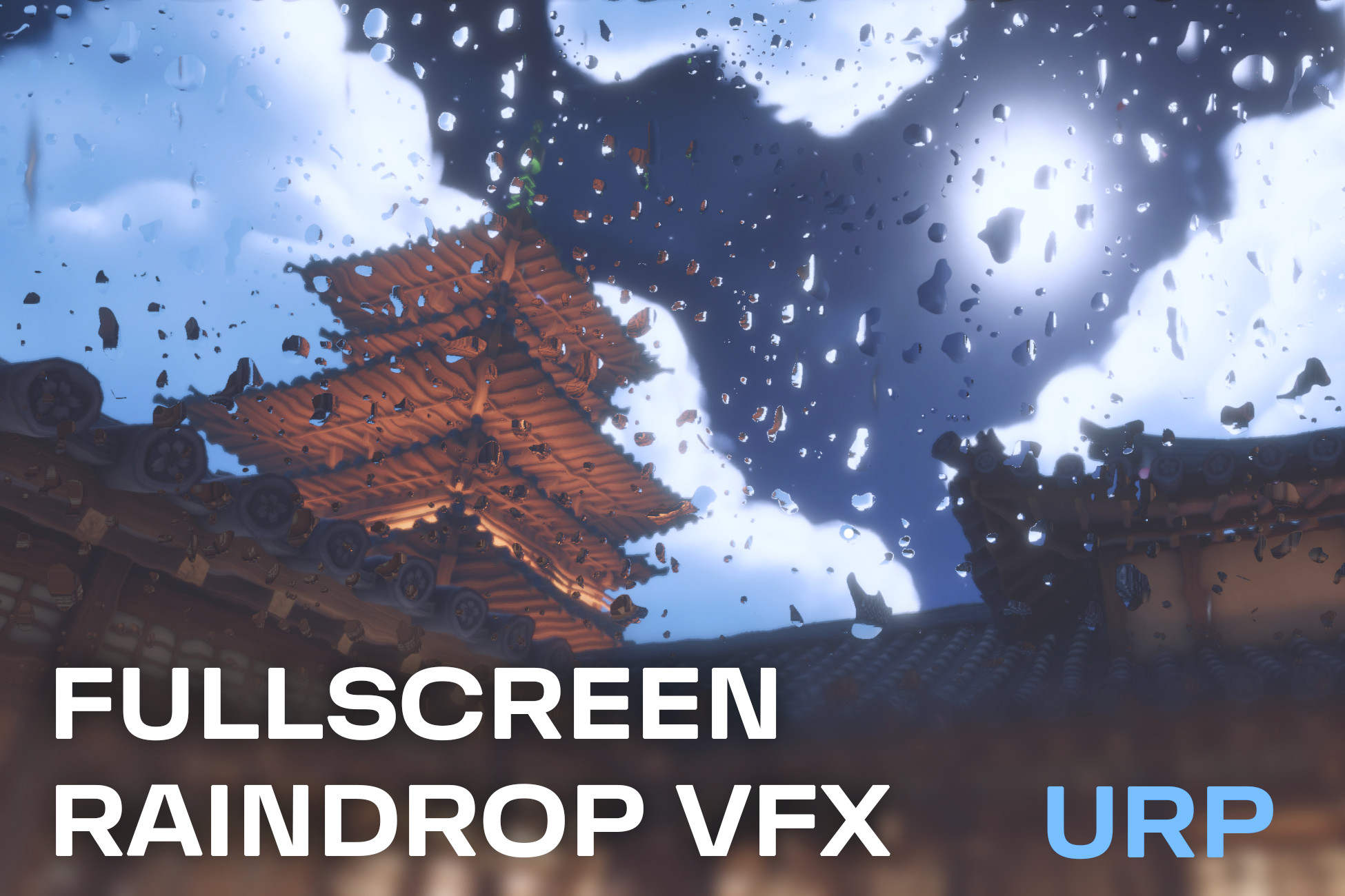 Fullscreen Raindrop VFX for URP | Fullscreen & Camera Effects | Unity Asset Store