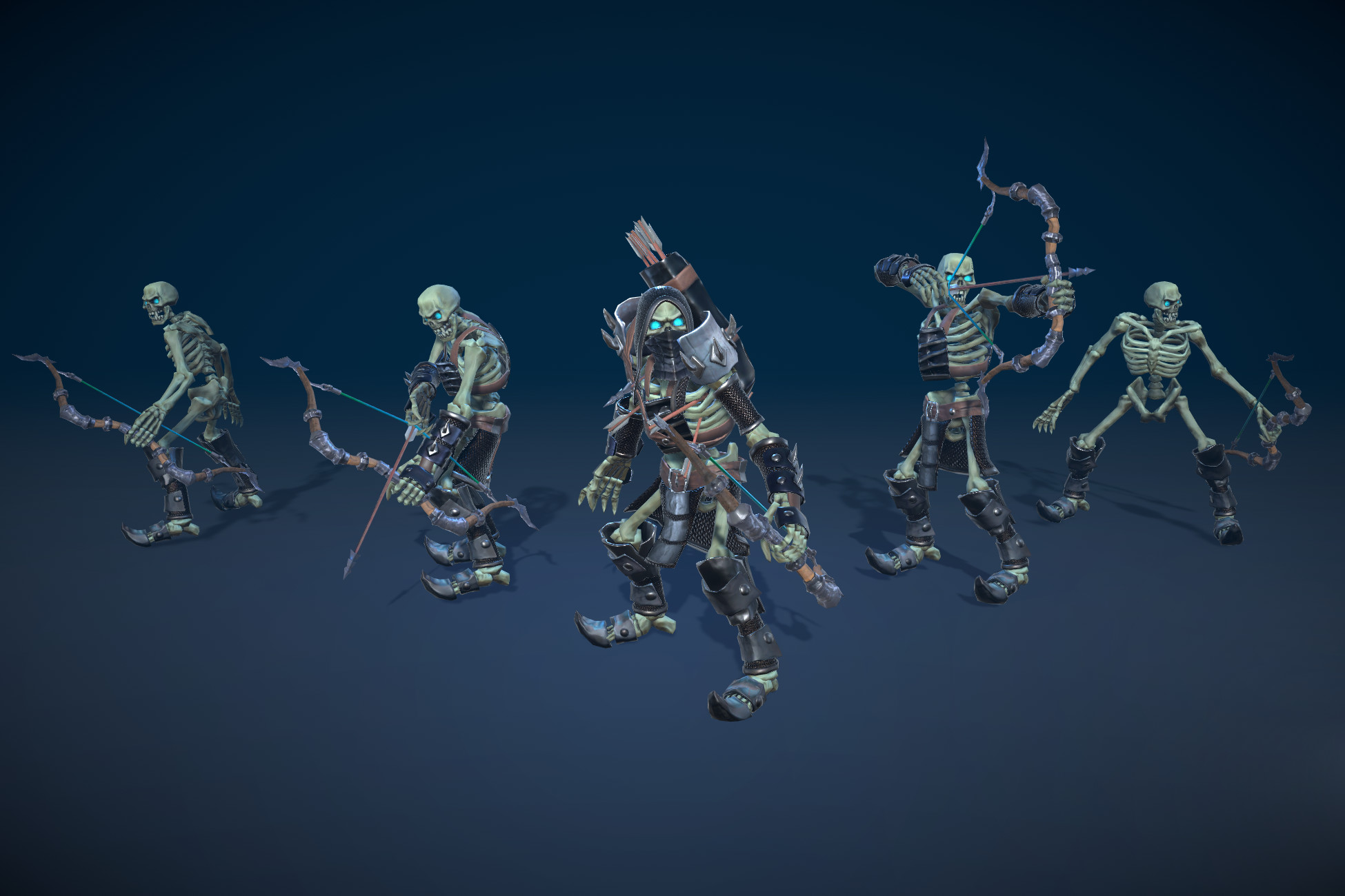 Stylized Skeleton Archer | 角色 | Unity Asset Store