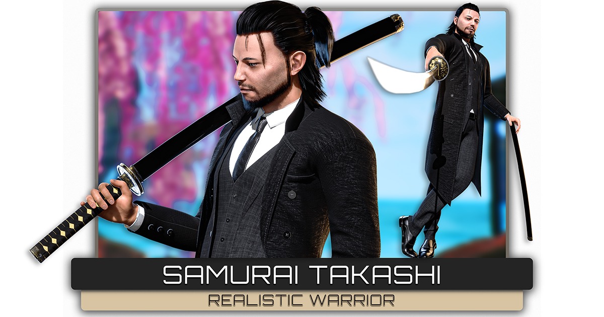 Samurai Takashi - Japanese Warrior - Animated Katana Master - #17 ...