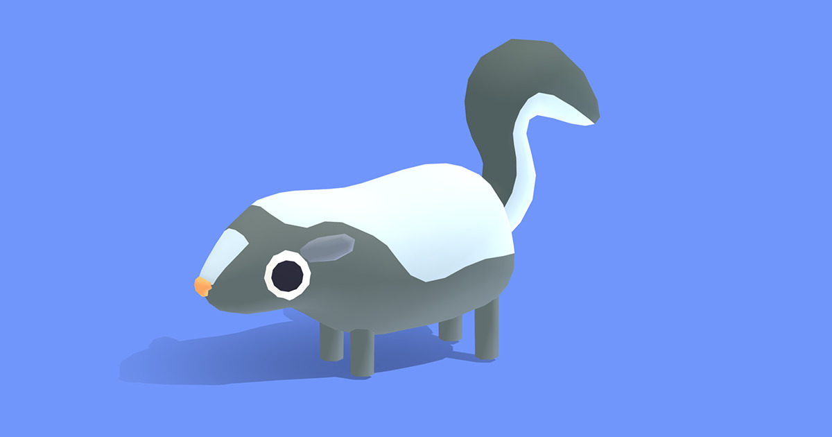 Skunk - Quirky Series | Characters | Unity Asset Store